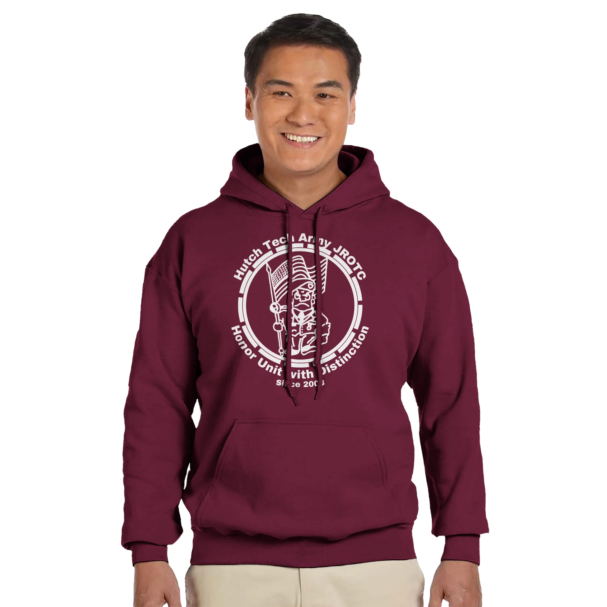 Maroon Classic Unisex Pullover Hoodie – blah blah blah